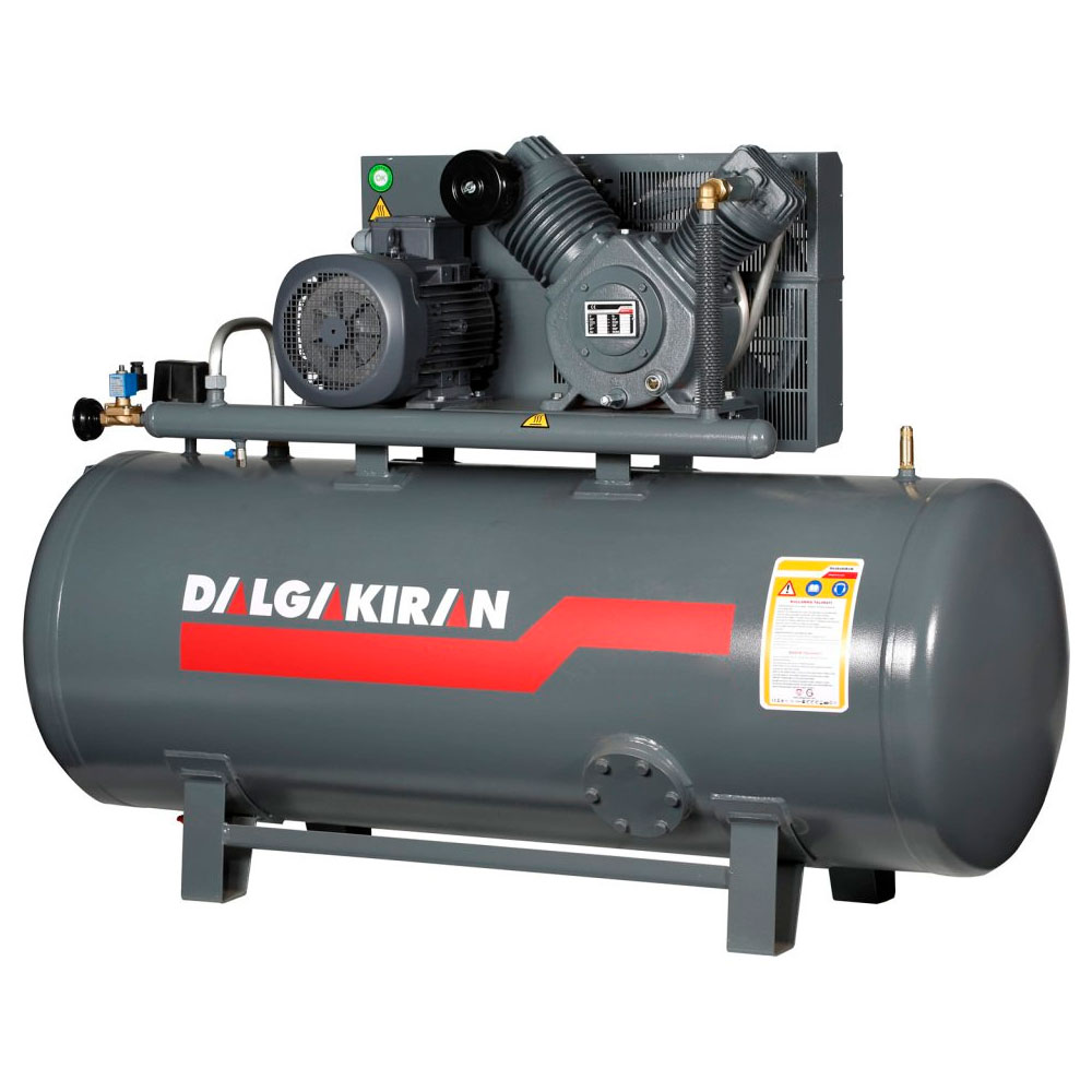 Компрессор поршневой двухступенчатый DALGAKIRAN DKKC 200 380V - 12 бар ...